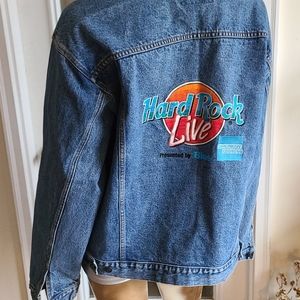 Hard Rock Cafe | Jackets & Coats | Vintage Hard Rock Live Denim Jacket ...